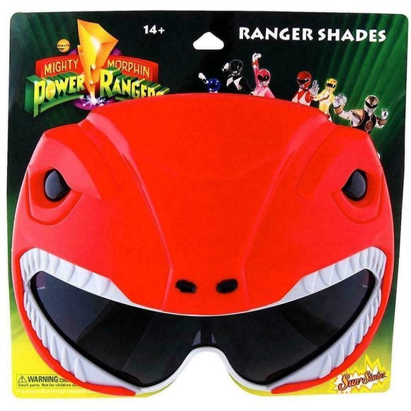 Sunstaches | Party Supplies | Red Sunstaches Glasses Power Rangers ...